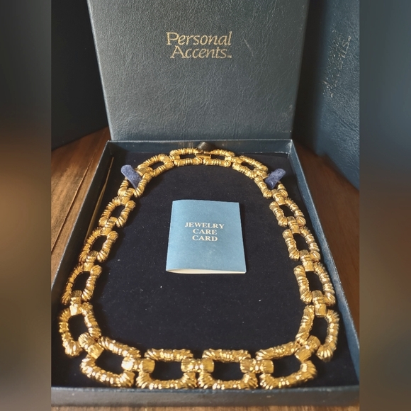 Personal Touch | Jewelry | Personal Touch Goldtone 7 Necklace | Poshmark